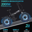 Ridstar H20Pro Lightweight Folding Electric Bike for Adults