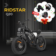 Ridstar Q20 1500W Full Suspension Mid Drive Fat Tire Ebike